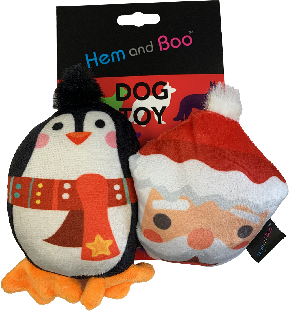 Hem and Boo Christmas Snowman Toy Twin Set | Pet Barn